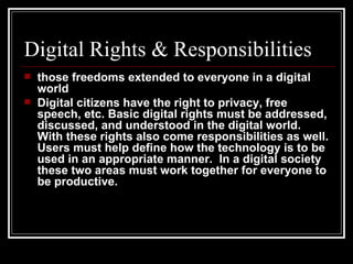 The 9 Themes Of Digital Citizenship | PPT