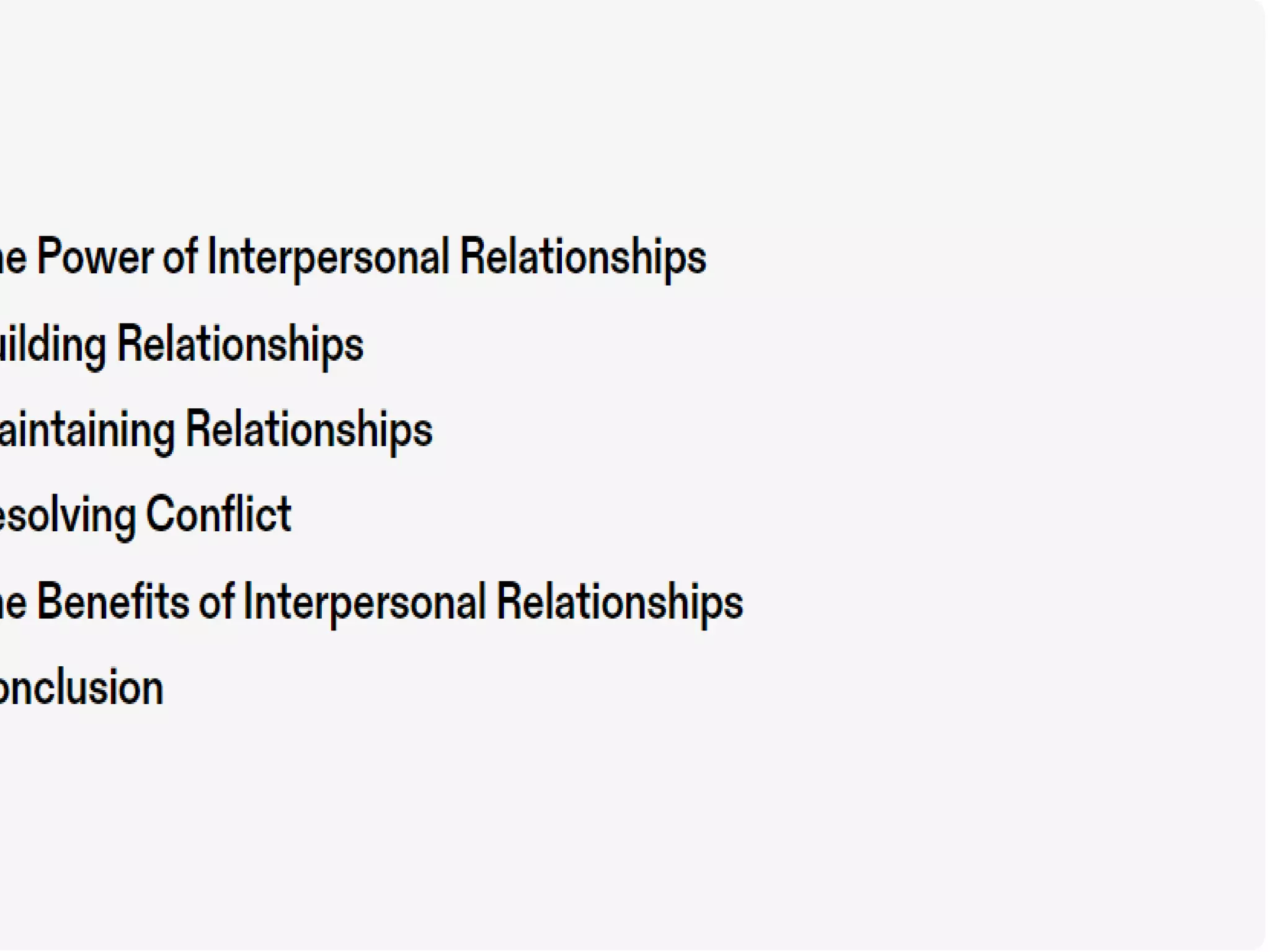 Building Connections: A Guide to Interpersonal Relationships | PPT