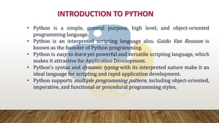 The A - Z Guide Of PYTHON.pptx