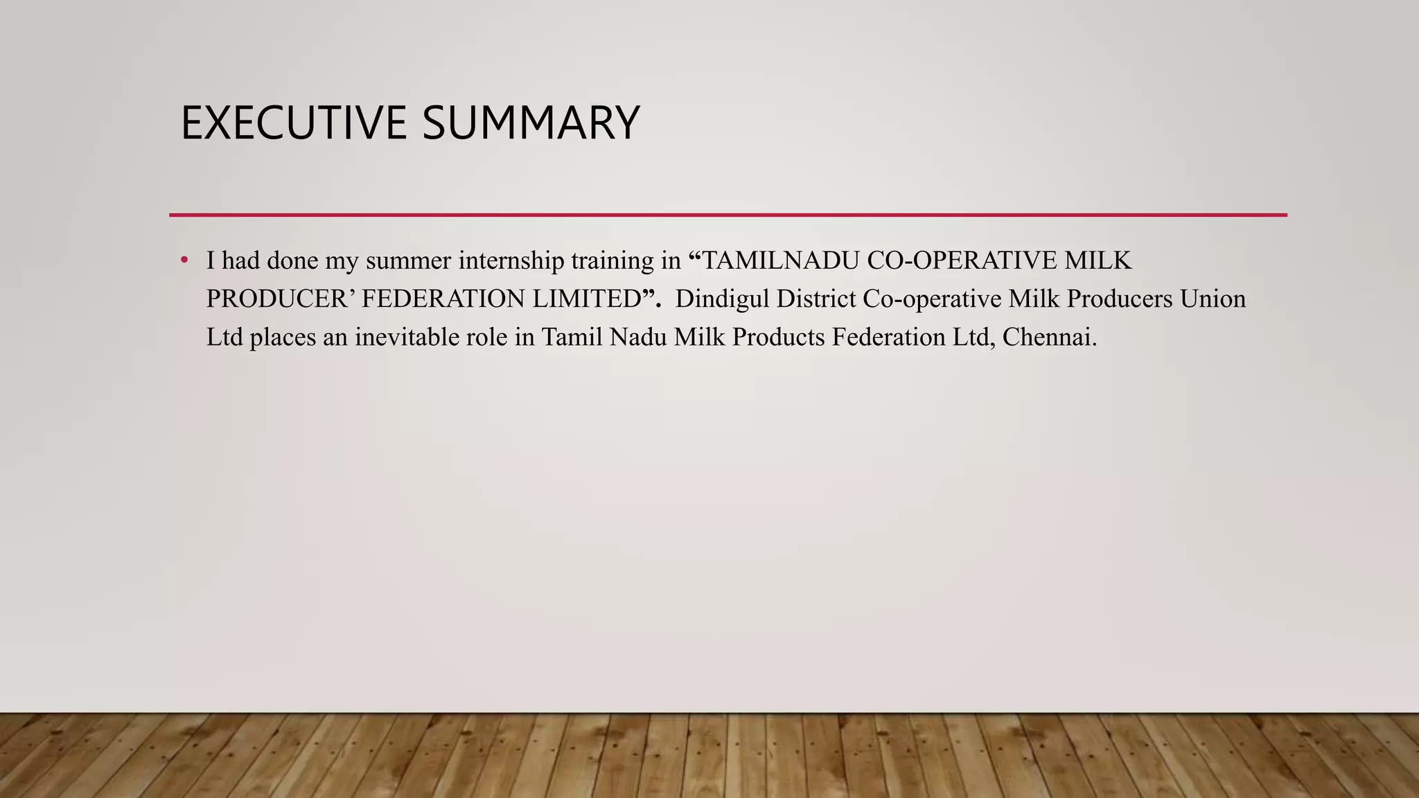 AAVIN milk production PPT | PPTX