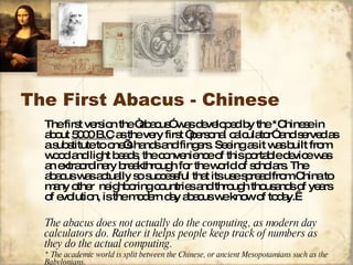 Theabacus | PPT | Science