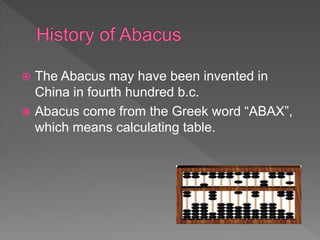 The Abacus this is about abascius the firs t.pptx