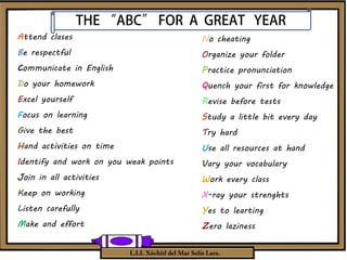 The ABC for a great year | PDF