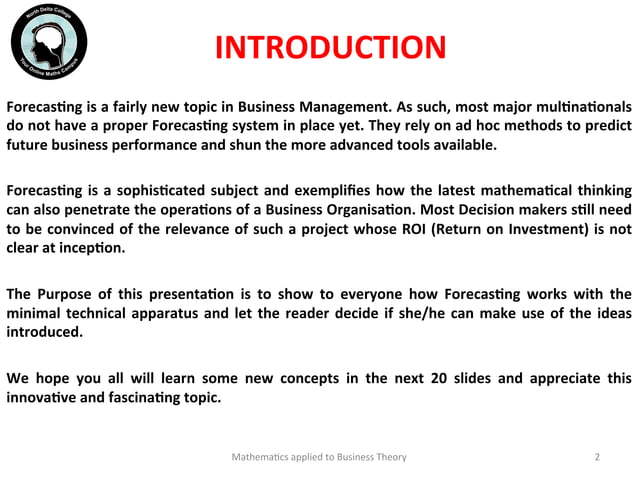 The ABC of Forecasting | PDF