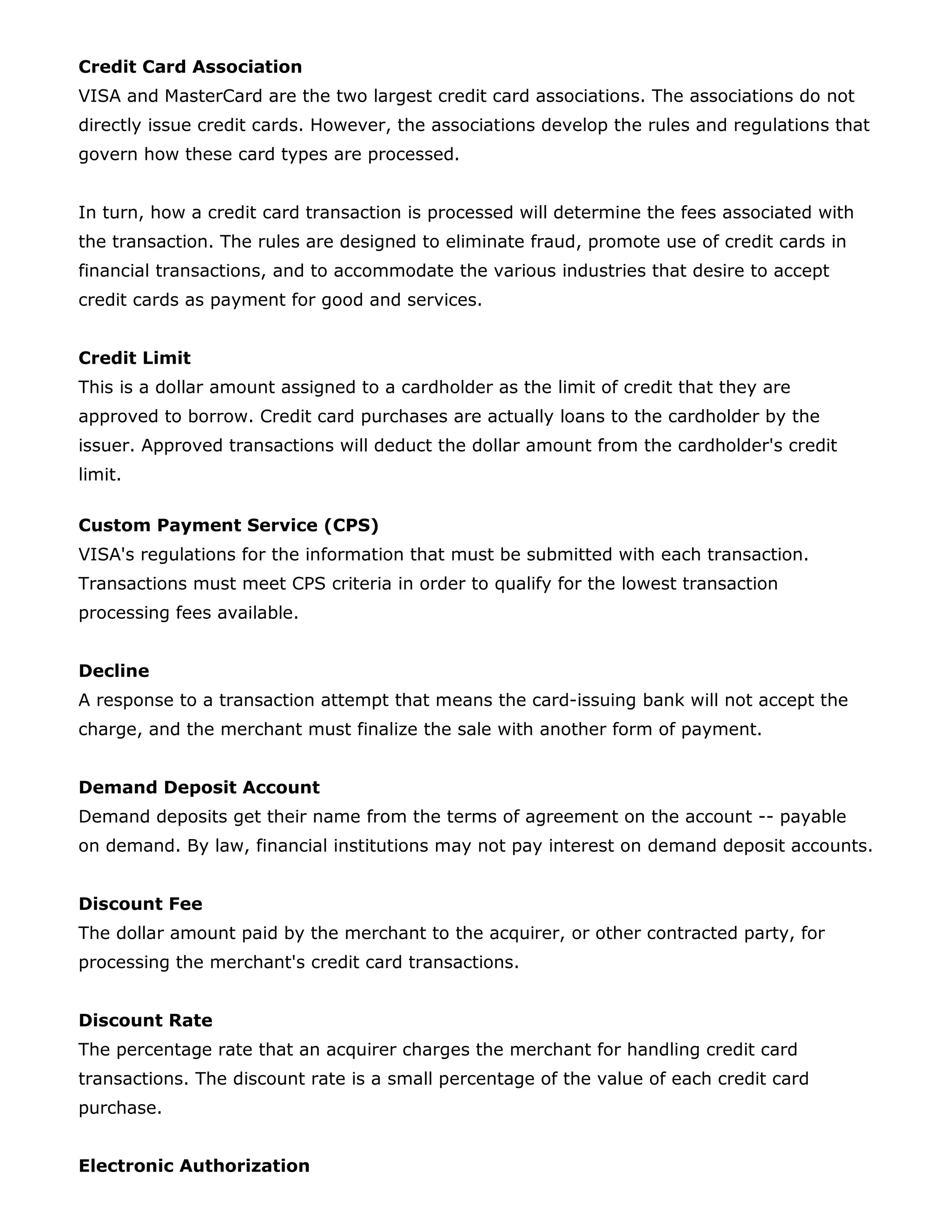 THE ABC'S of CREDIT CARD TERMINOLGY | PDF