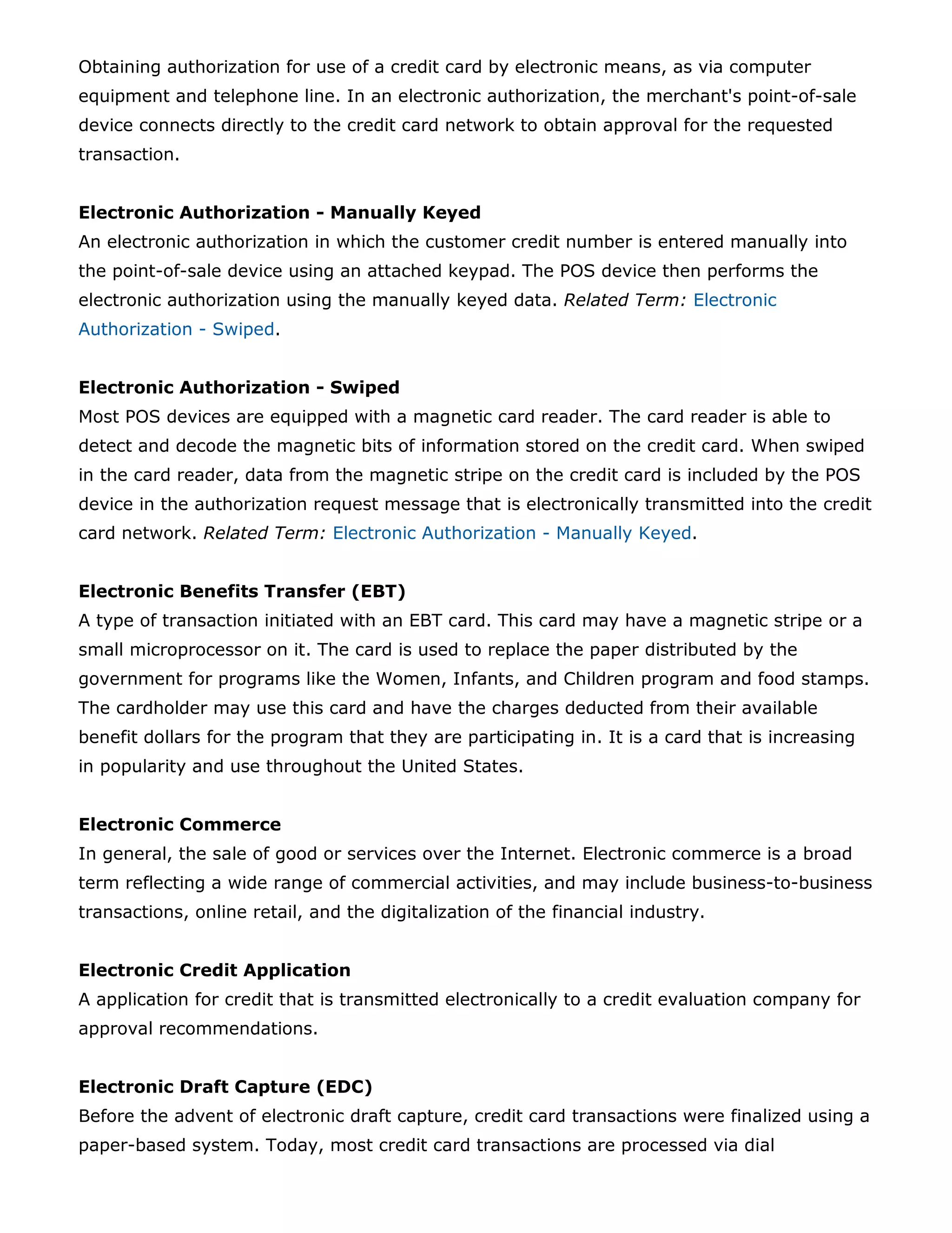 THE ABC'S of CREDIT CARD TERMINOLGY | PDF