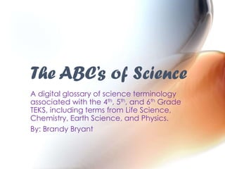 The ABC's of Science | PPTX