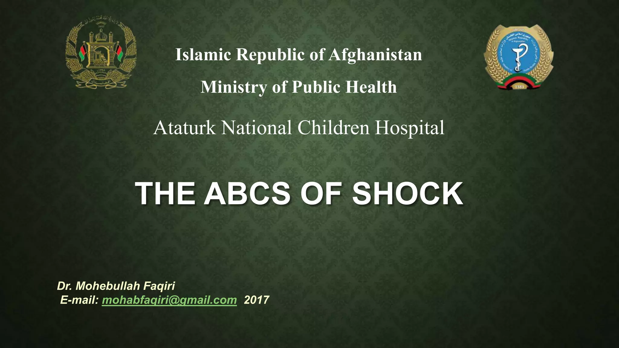 The ABCs of shock | PPTX