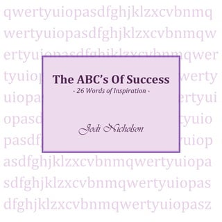 The ABCs Of Success E Book | PDF