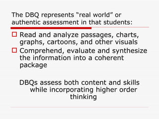 The ABC's of the DBQ | PPT