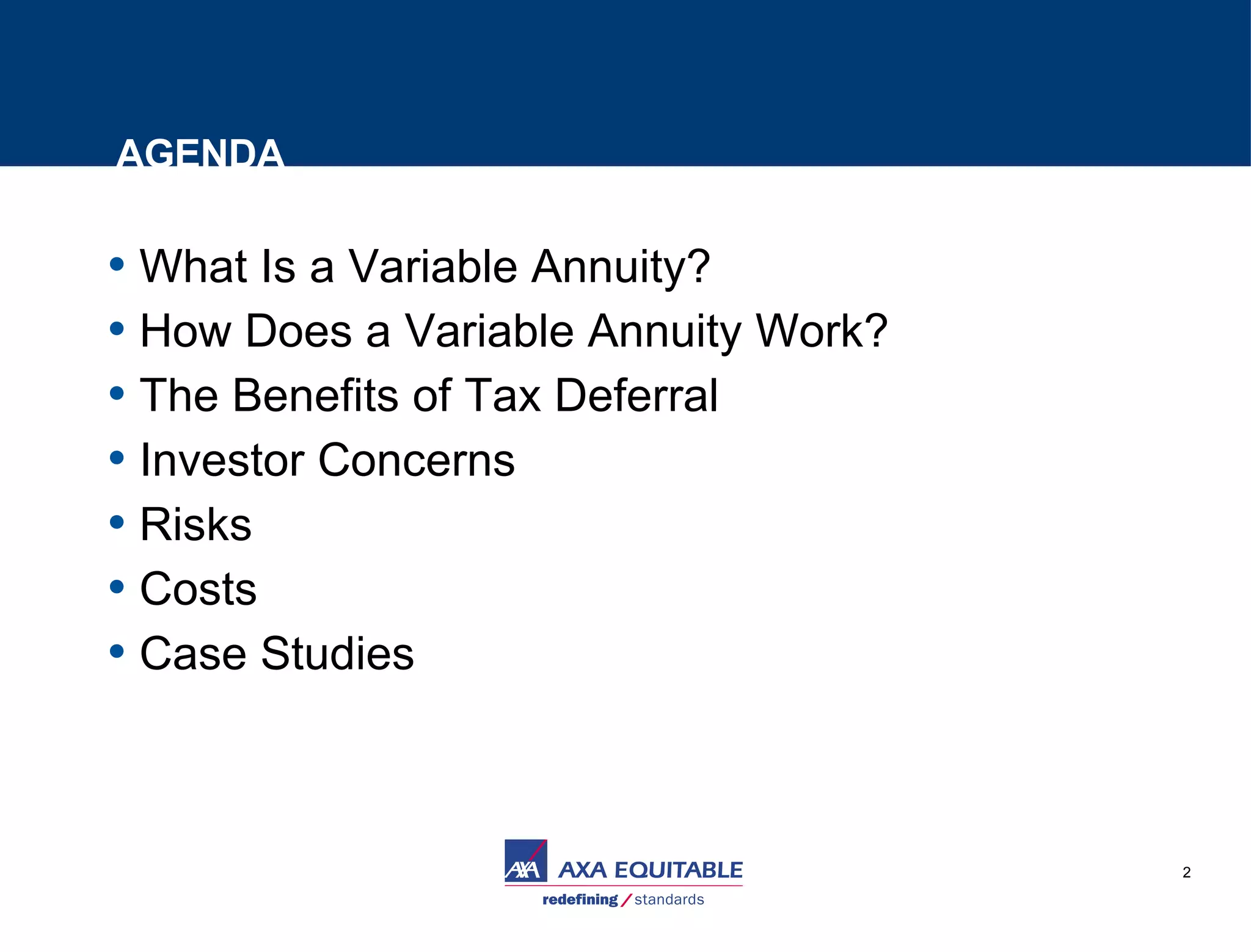 The Ab Cs Of Variable Annuities Presentation | PPT