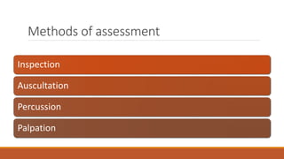 The abdominal assessment physical examination | PPTX