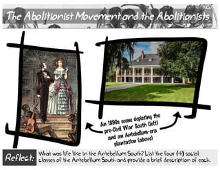 The Abolitionist Movement and the Abolitionists | PDF