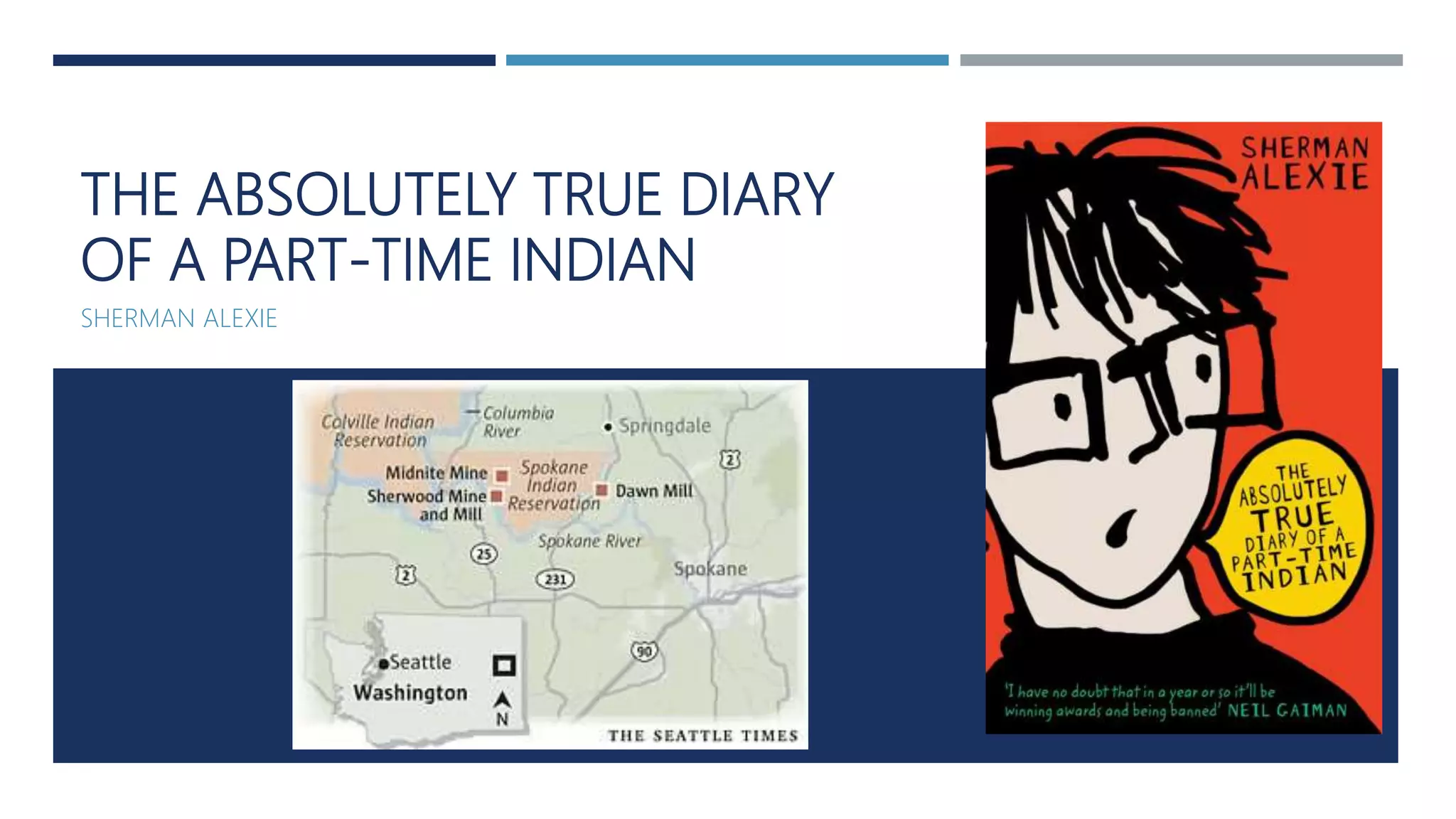 The Absolutely True Diary of a Part-time Indian | PPTX | Fiction ...