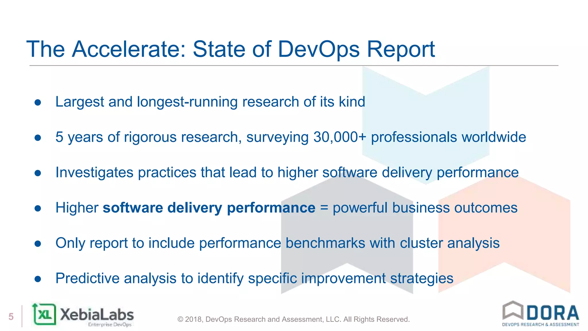 The Accelerate State Of Devops Report Ppt