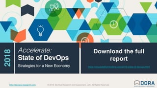 The Accelerate State of DevOps Report | PPT