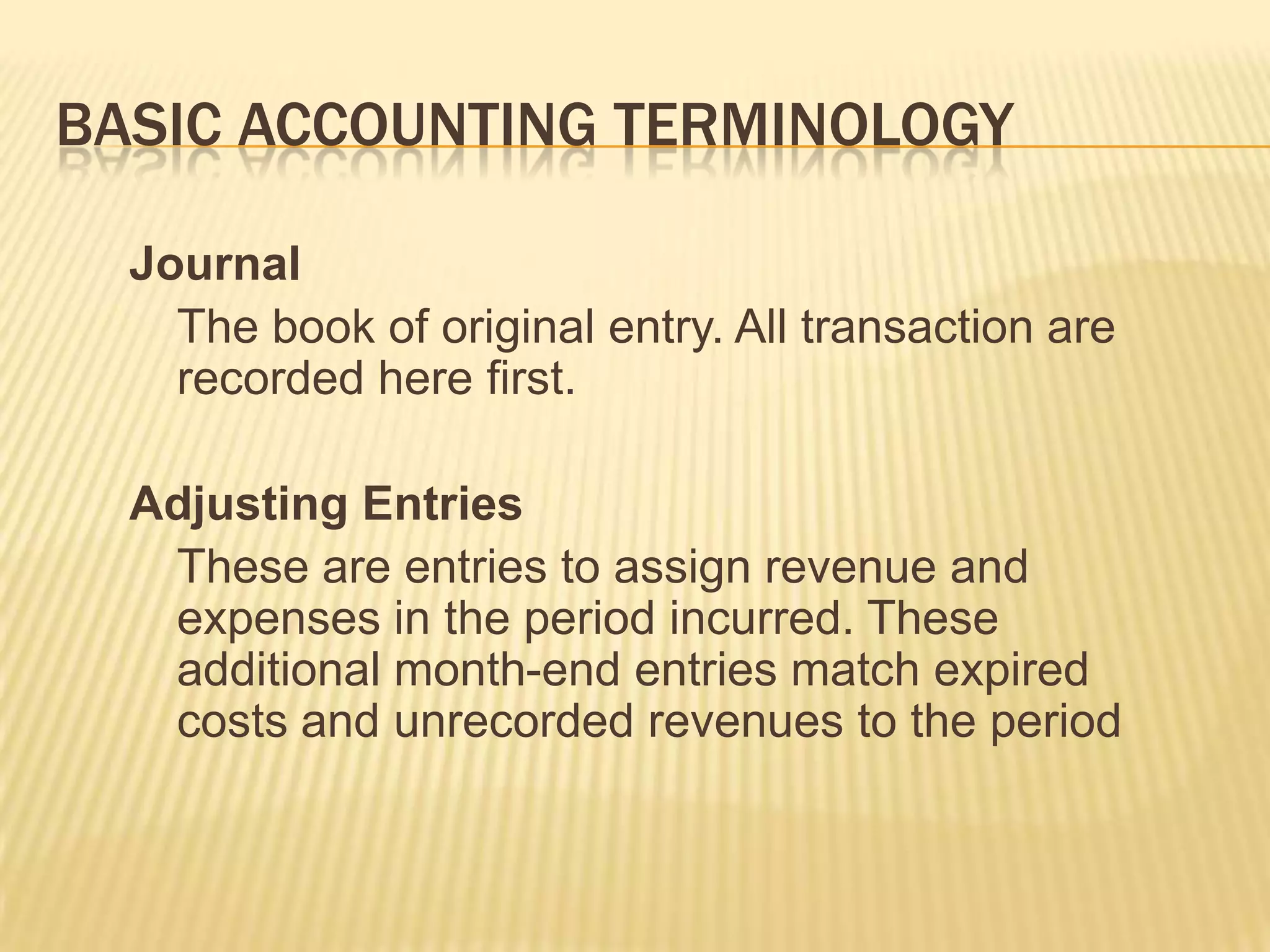 The Accounting Cycle | PPTX