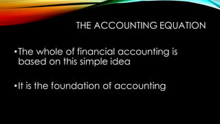 The Accounting Equation - Introduction | PPT