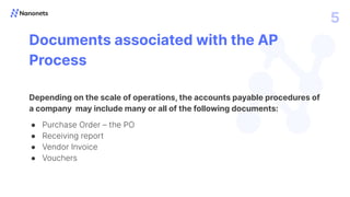 The Accounts Payable Process | PDF