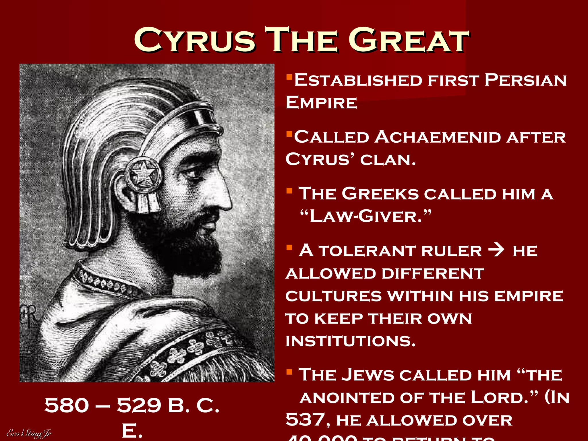 The achaemenid empire | PPT