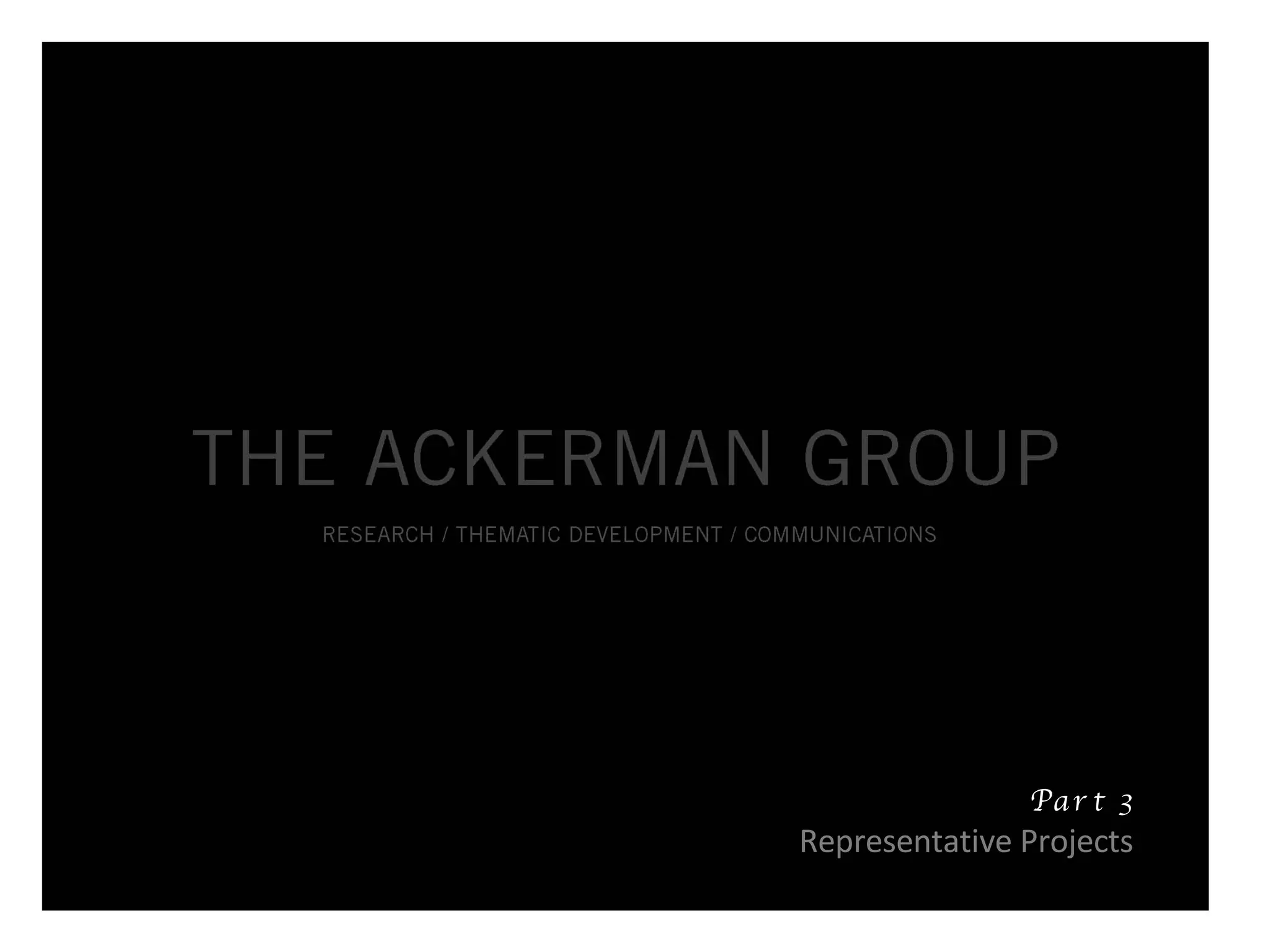 The Ackerman Group Pt. 3 | PPT | Real Estate Industry | Industries