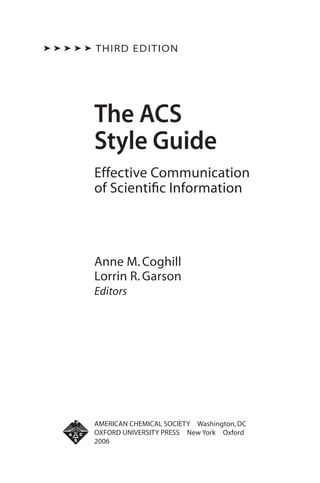 The acs style guide | PDF