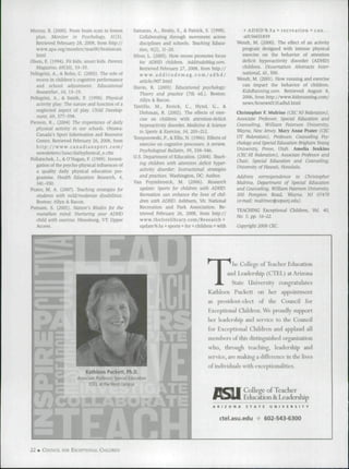 The Active Classroom Supporting Students With Attention Deficit ...