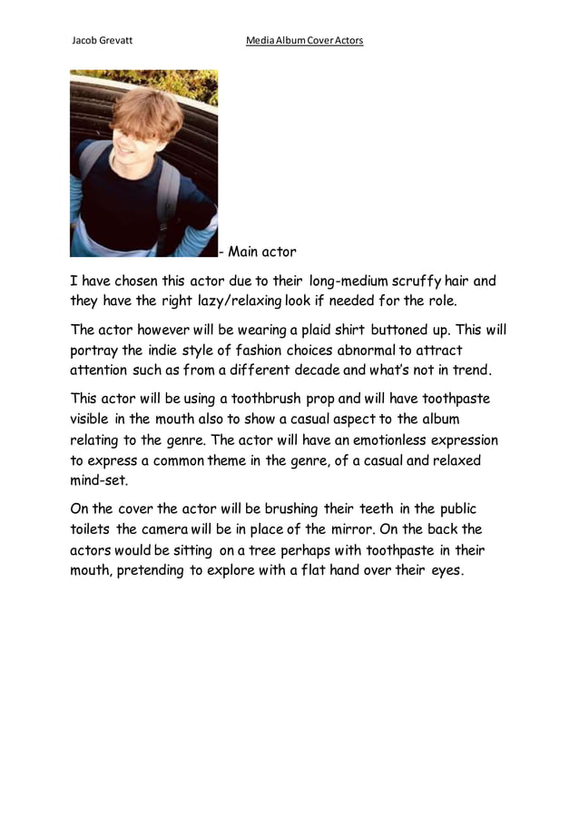 The actor analysis | PDF