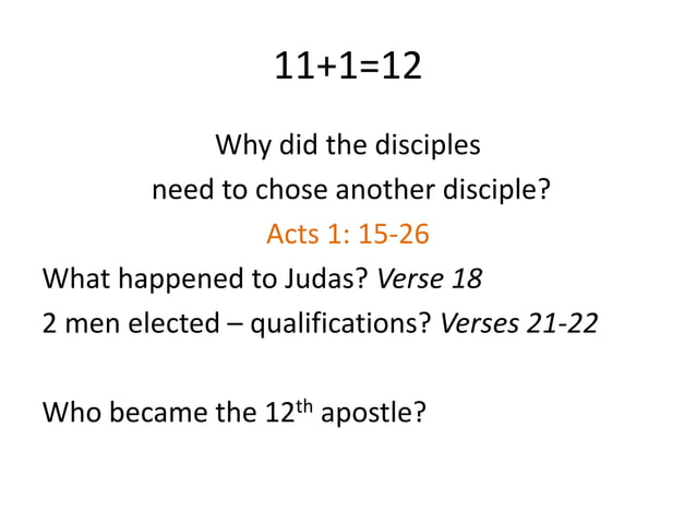 The acts of the apostles | PPTX