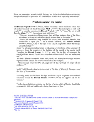 The adaab (etiquettes) of masjid | PDF