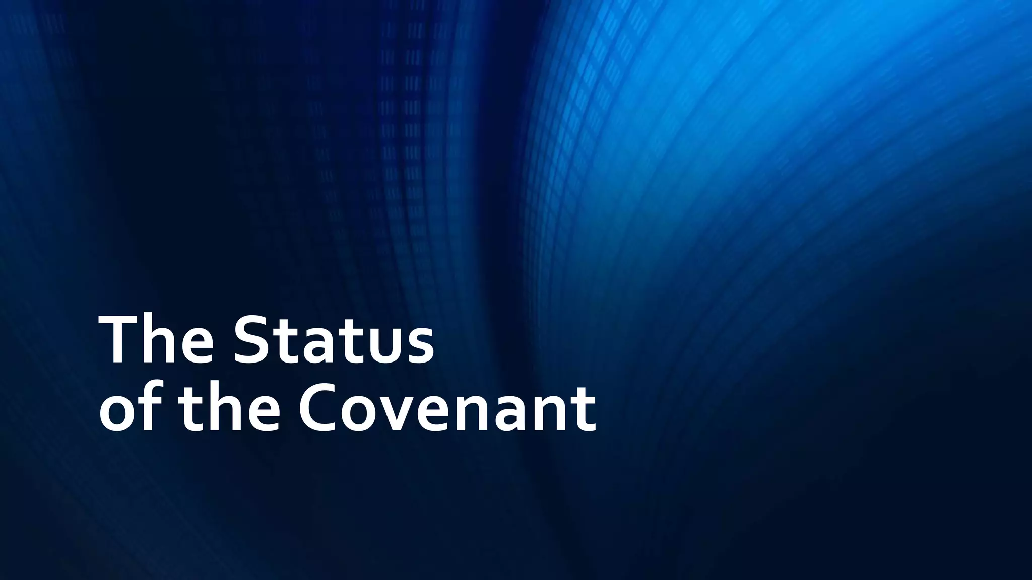 The Adamic Covenant | PPT