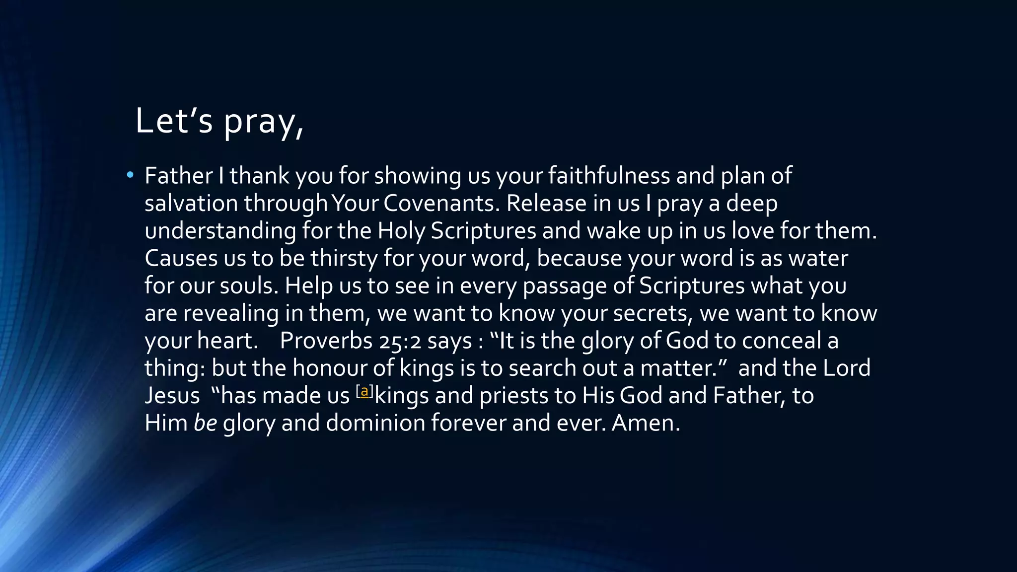 The Adamic Covenant | PPT