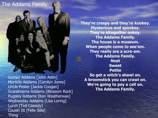 The Adams Family | PPT