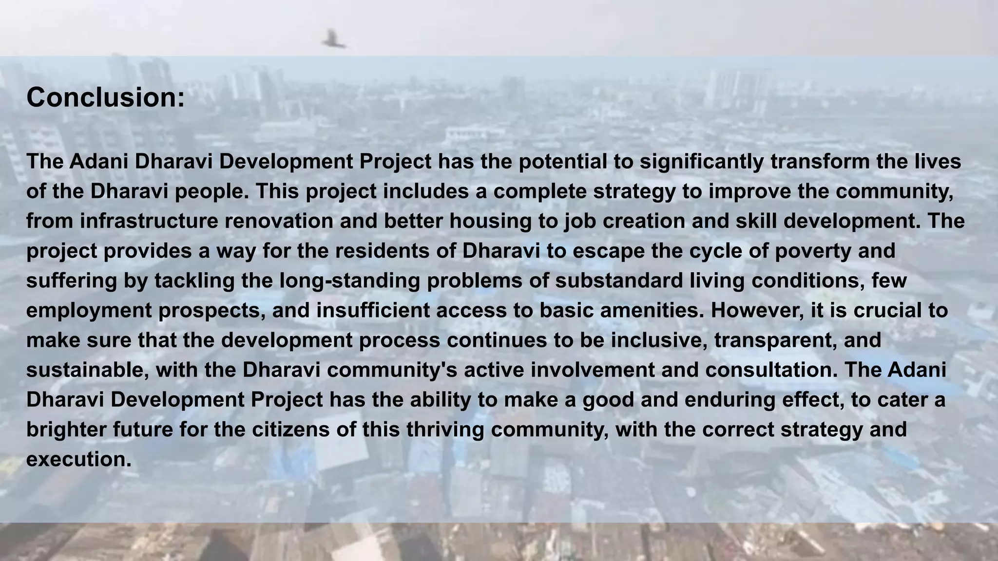 The Adani Dharavi Development Project A Transformative Impact on the ...
