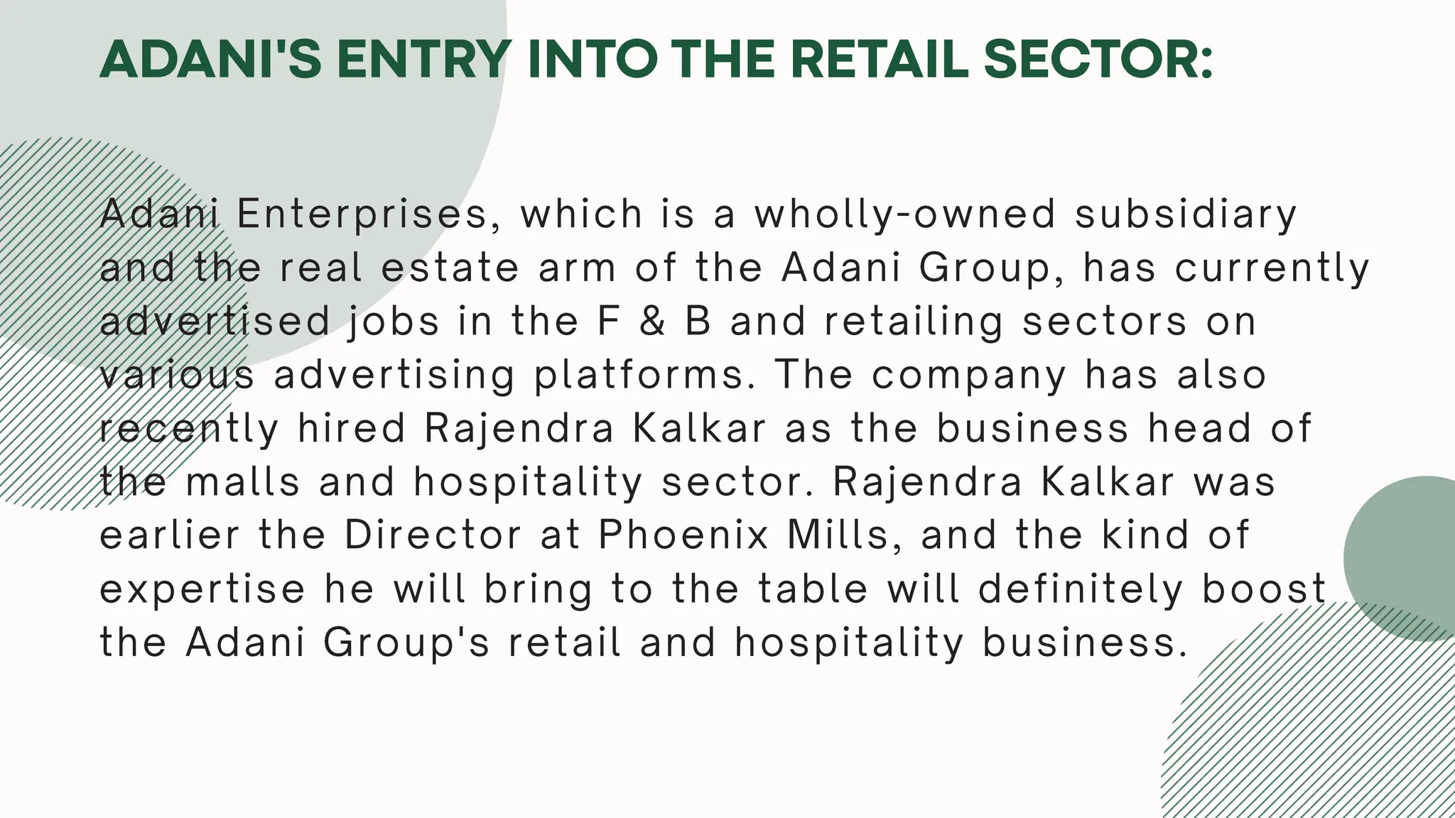 The Adani Group Extends Its Presence in The Retail and Hospitality ...