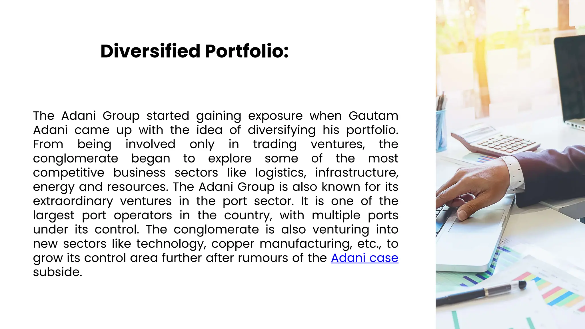 The adani group growth incredible journey | PPTX