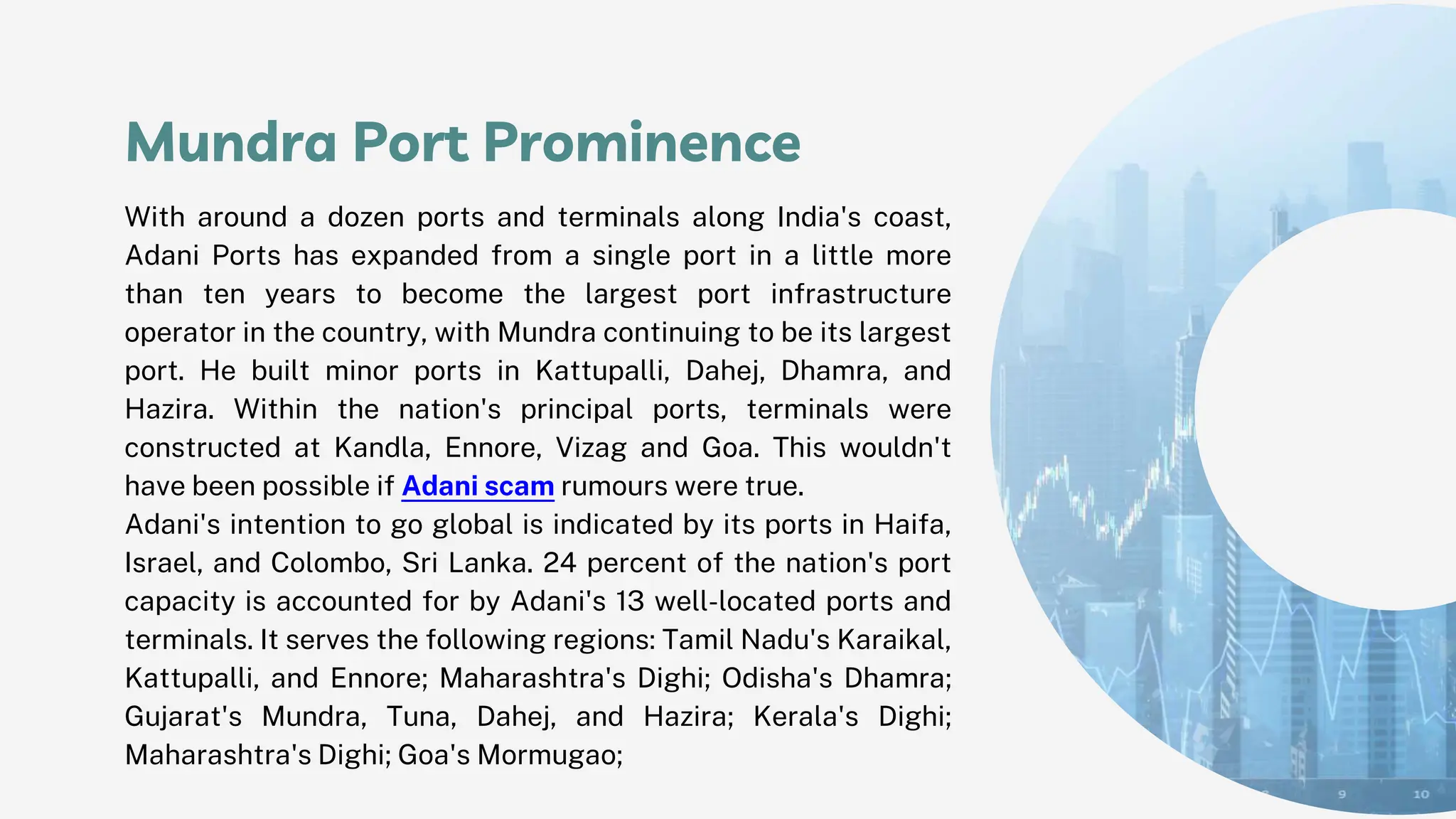 The Adani Group's Impact on India's Maritime Landscape | PPT