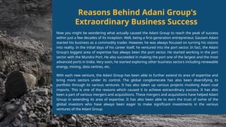 The Adani Group’s Journey Toward Becoming One Of The Most Prosperous ...