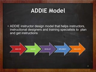 The addie instructor design model | PPT