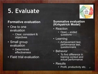 The addie instructor design model | PPT