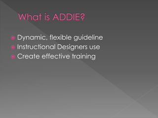 ADDIE Model | PPTX