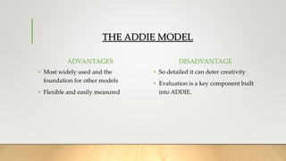 The ADDIE model vs The Dick Carey Model | PPT