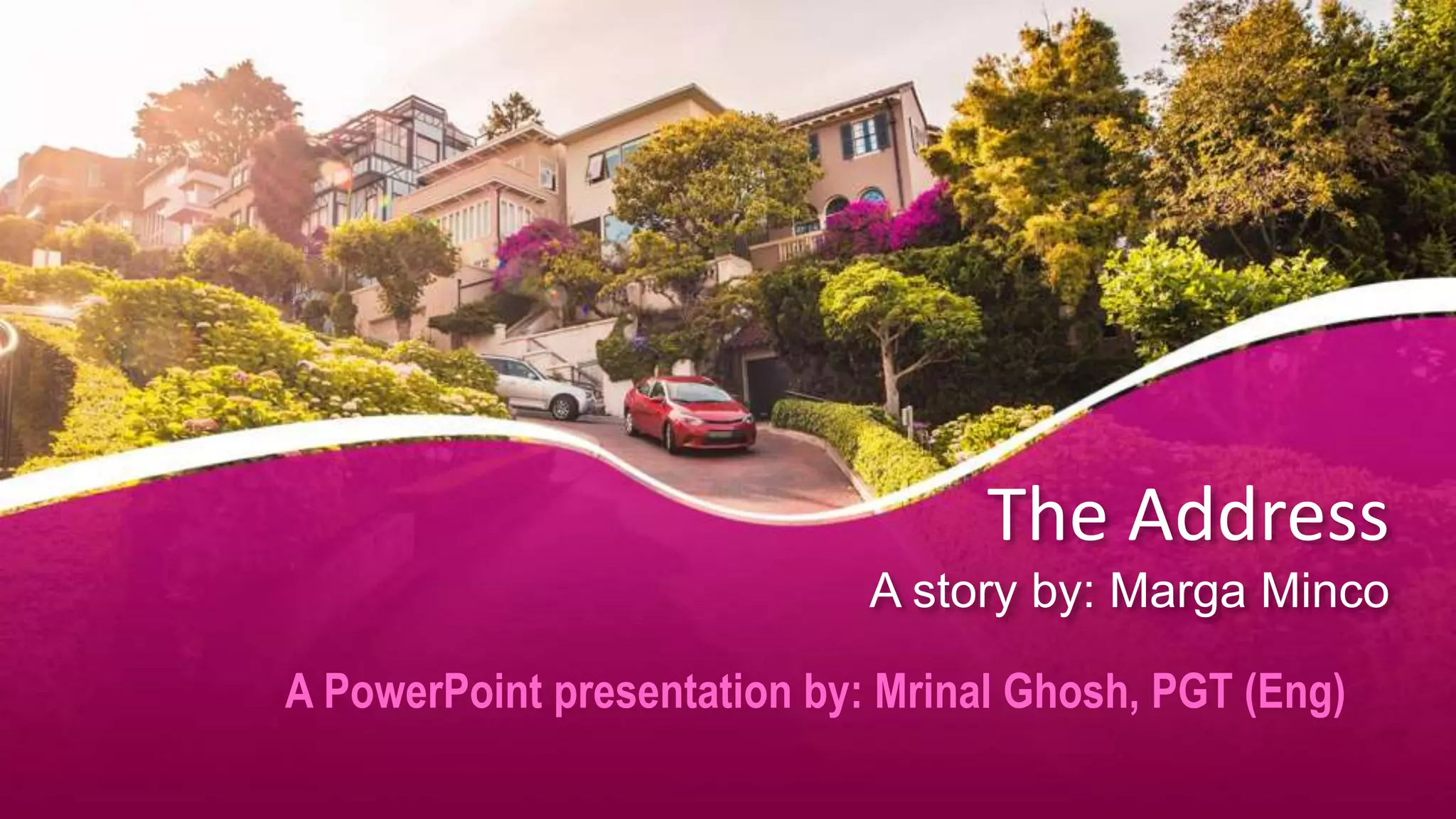 The Address, a story by Marga Minco | PPSX | Fiction | Books and Literature