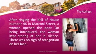 The Address, a story by Marga Minco | PPSX