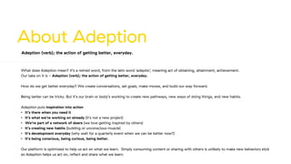 The Adeption story | PDF