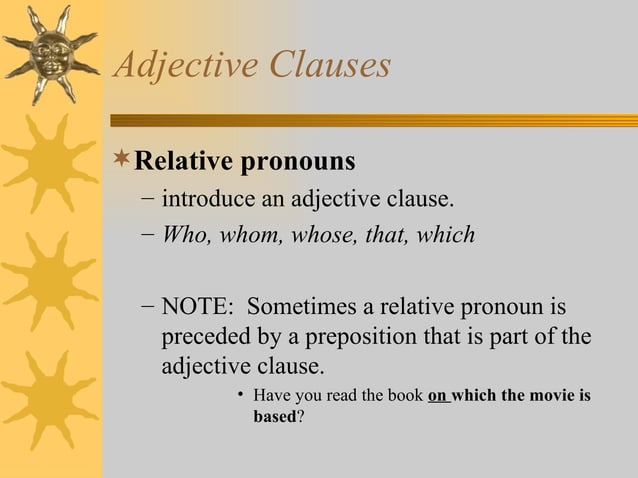 The Adjective Clause | PPT