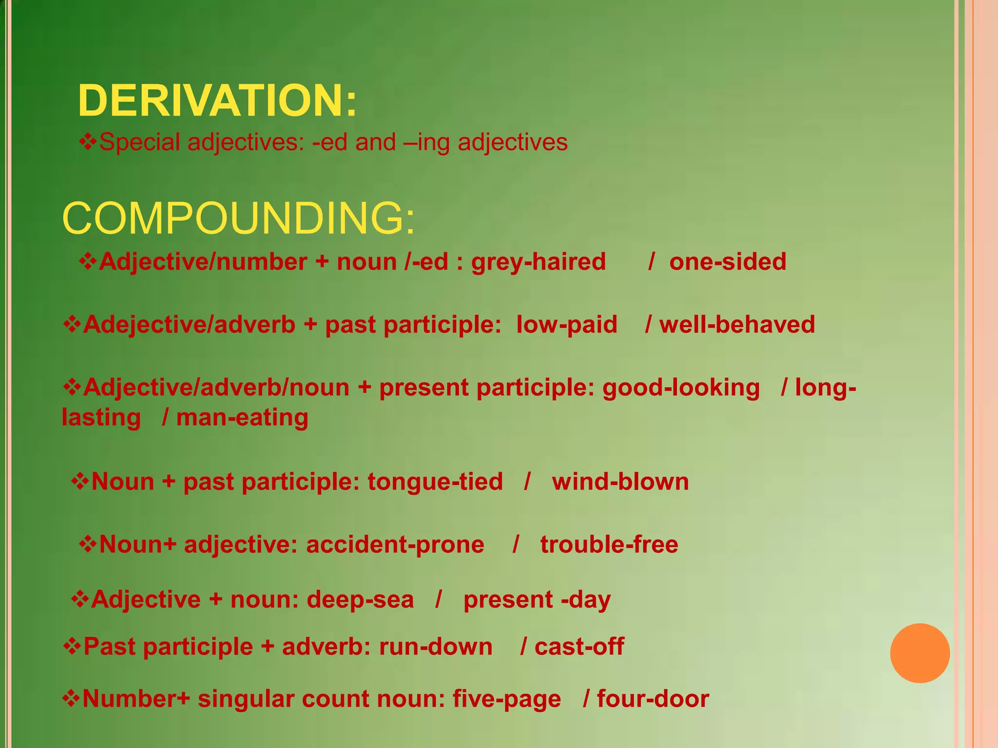 The adjective phrase | PPTX