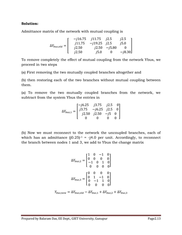 The admittance model and network calculation | PDF | Computer Networking | Computing