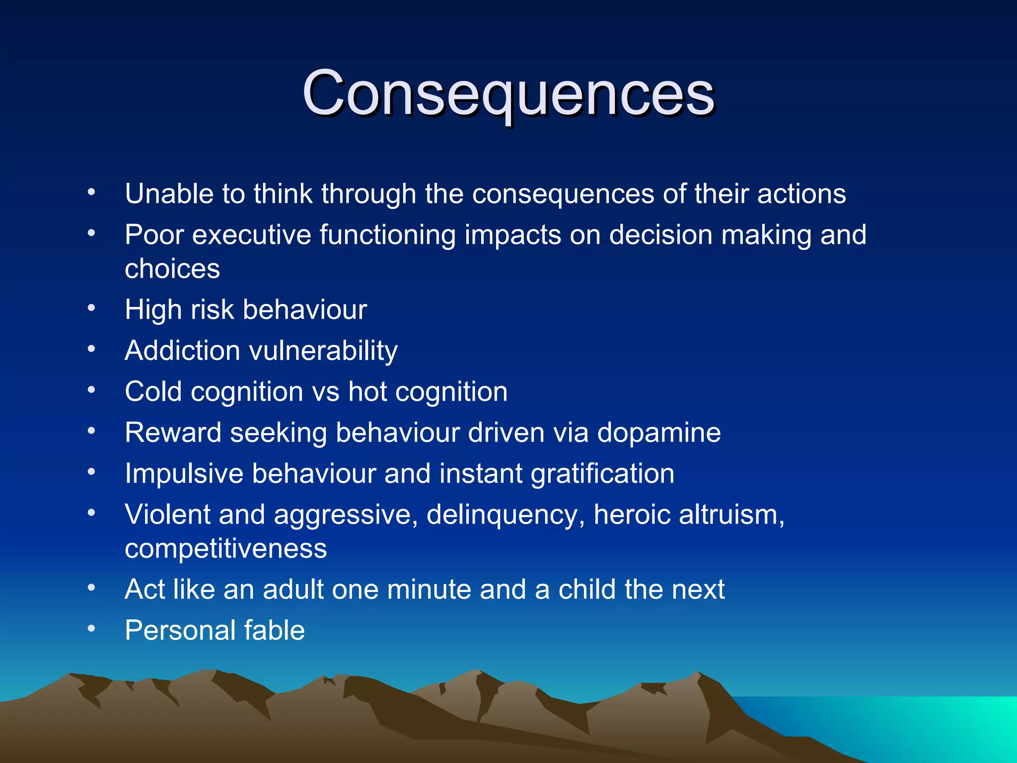 The Adolescent Brain | PPT