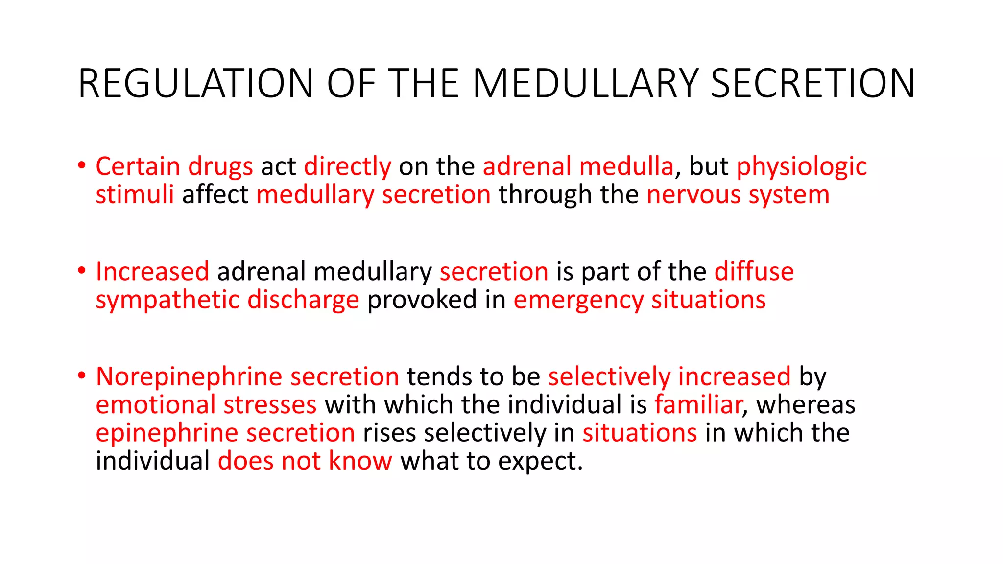 The adrenal medulla & adrenal cortex | PPTX